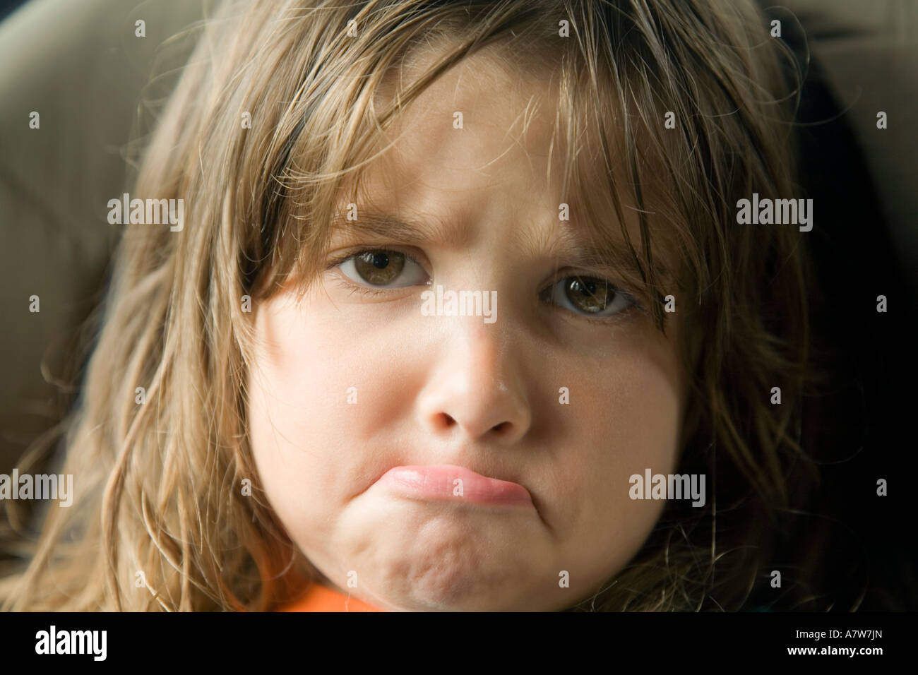 Close up portrait of crying child Stock Photo - Alamy