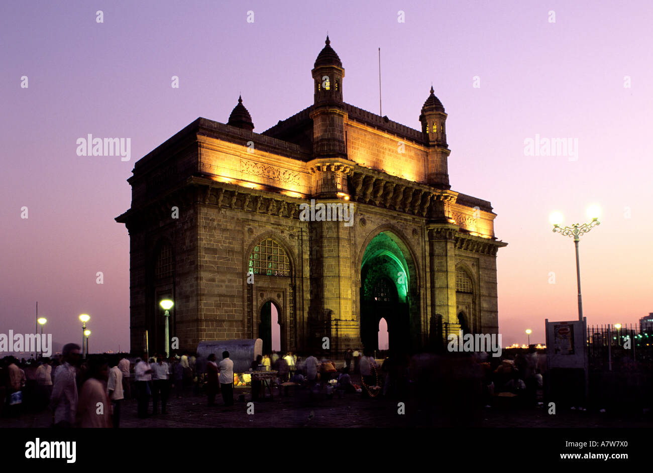 India, Maharashtra State, Bombay (Mumbai), Gate of India Stock Photo ...