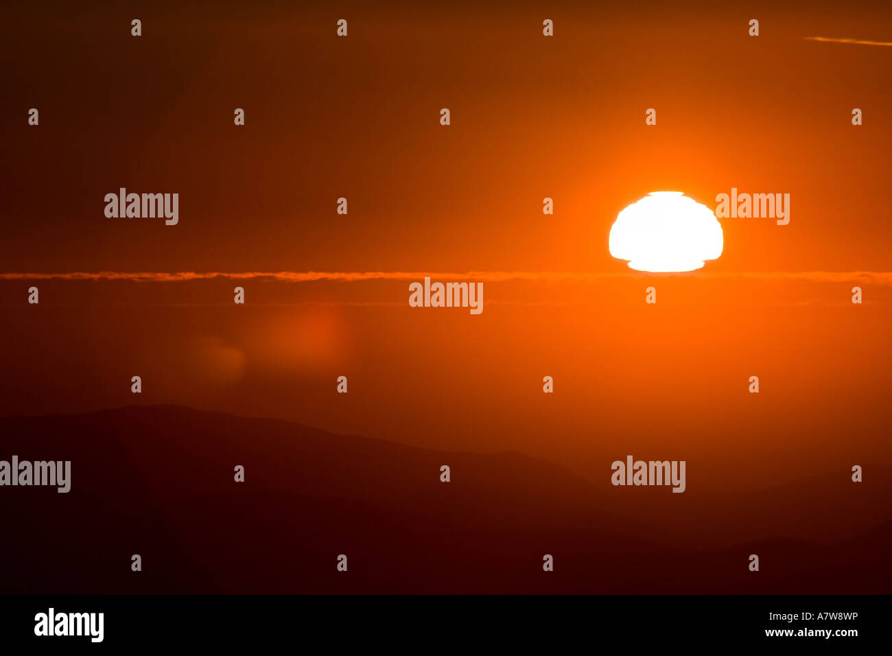 Sunset from Cerro Tololo Stock Photo - Alamy