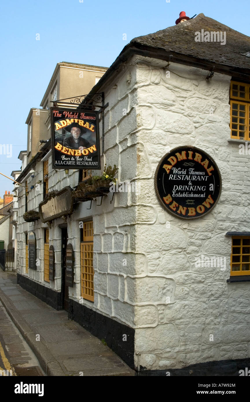 the famous admiral benbow pub in penzance,cornwall,england Stock Photo ...