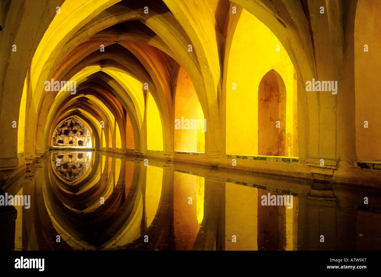 Spain, Andalusia, Sevilla, the Alcazar, baths of Dona Maria de Padilla ...