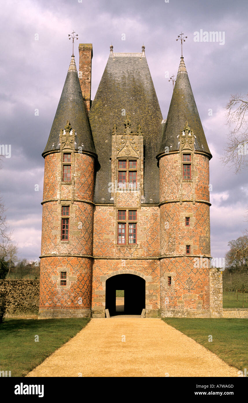 Carrouges castle hi-res stock photography and images - Alamy