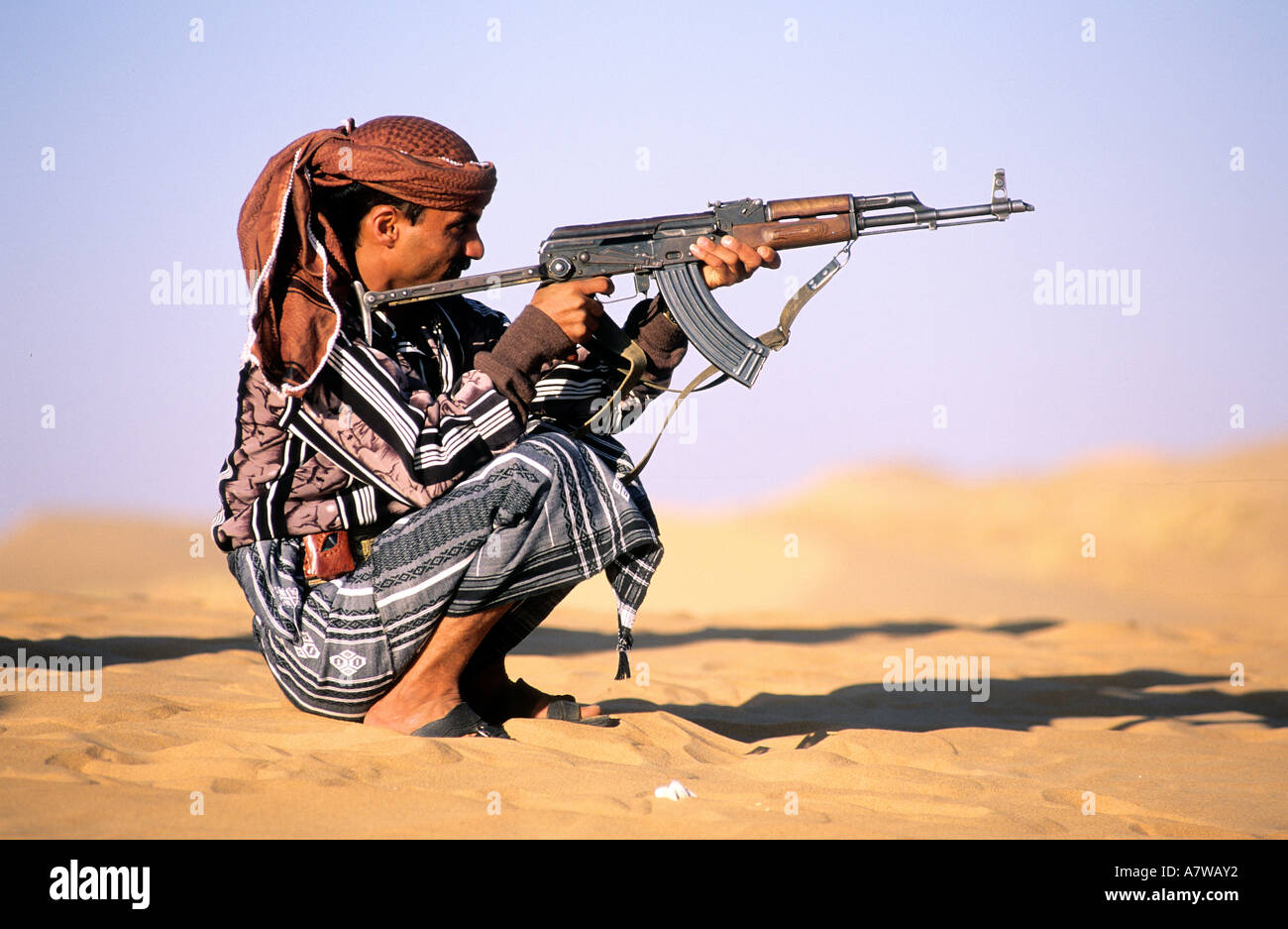 Bedouin with rifle hi-res stock photography and images - Alamy