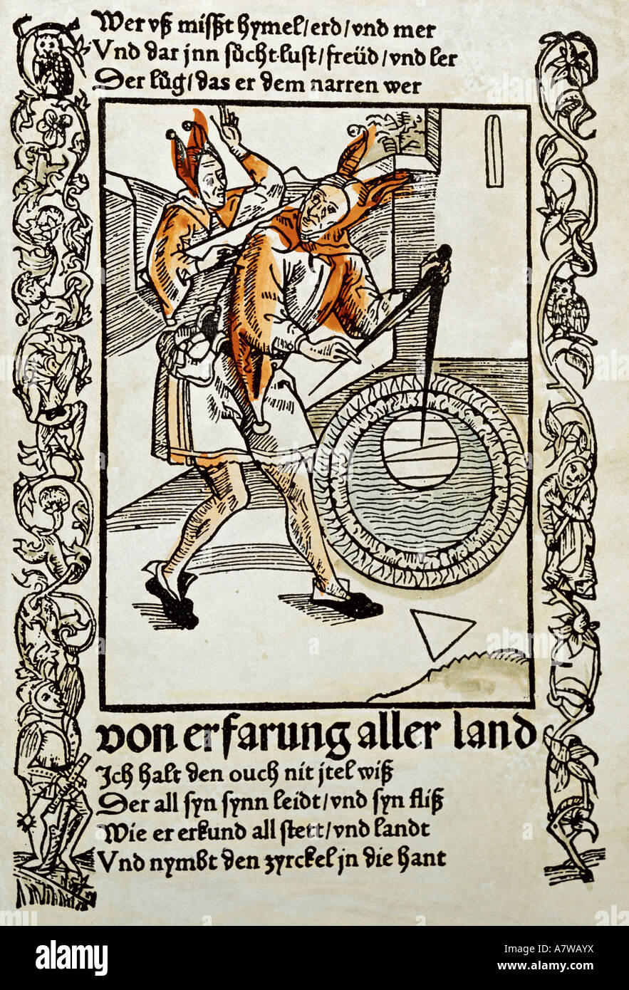 Medieval satire ship of fools hi-res stock photography and images - Alamy