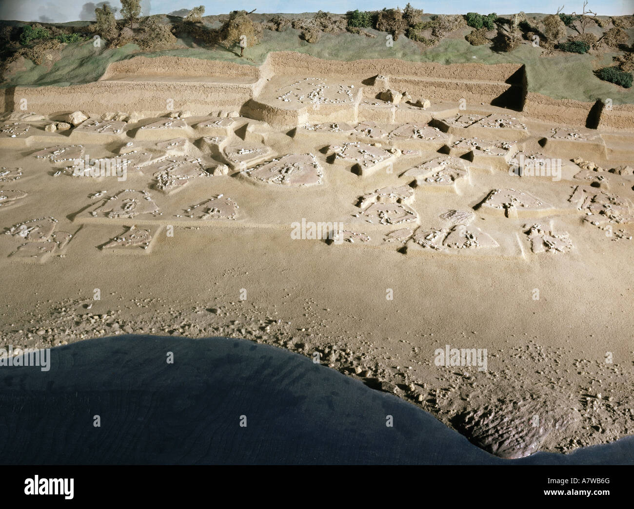 aeon / prehistory, architecture / buildings / settlements, Lepenski Vir ...