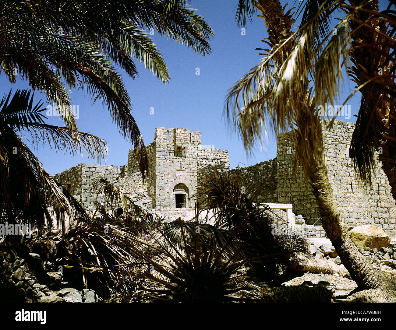"geography / travel, Jordan, "Quasr tbsp Azraq" Fortress, ruin, ruins ...