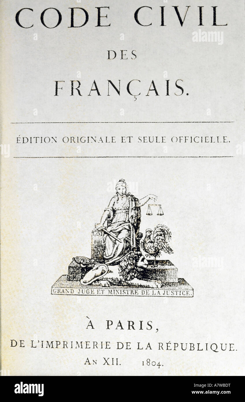 Code civil france High Resolution Stock Photography and Images - Alamy