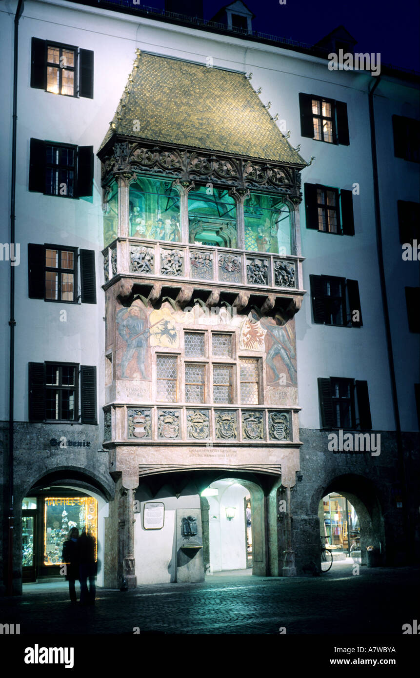 Austria, Tyrol, Innsbruck, Goldenes Dachl Stock Photo - Alamy