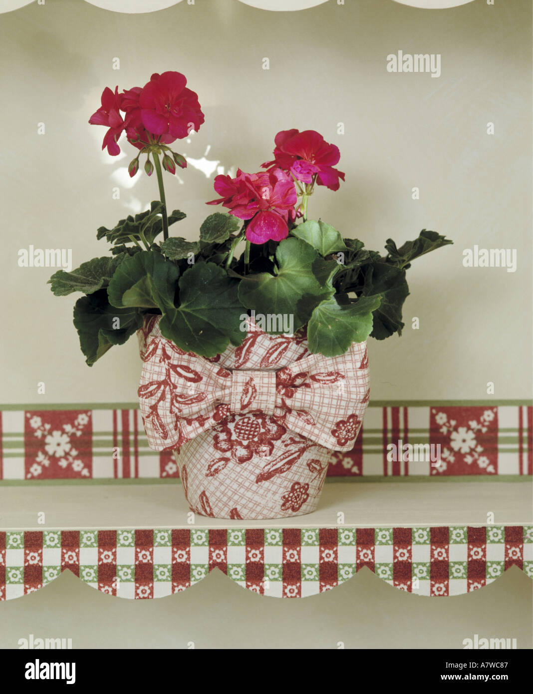 Decorated decorations pots and flowers hi-res stock photography and ...