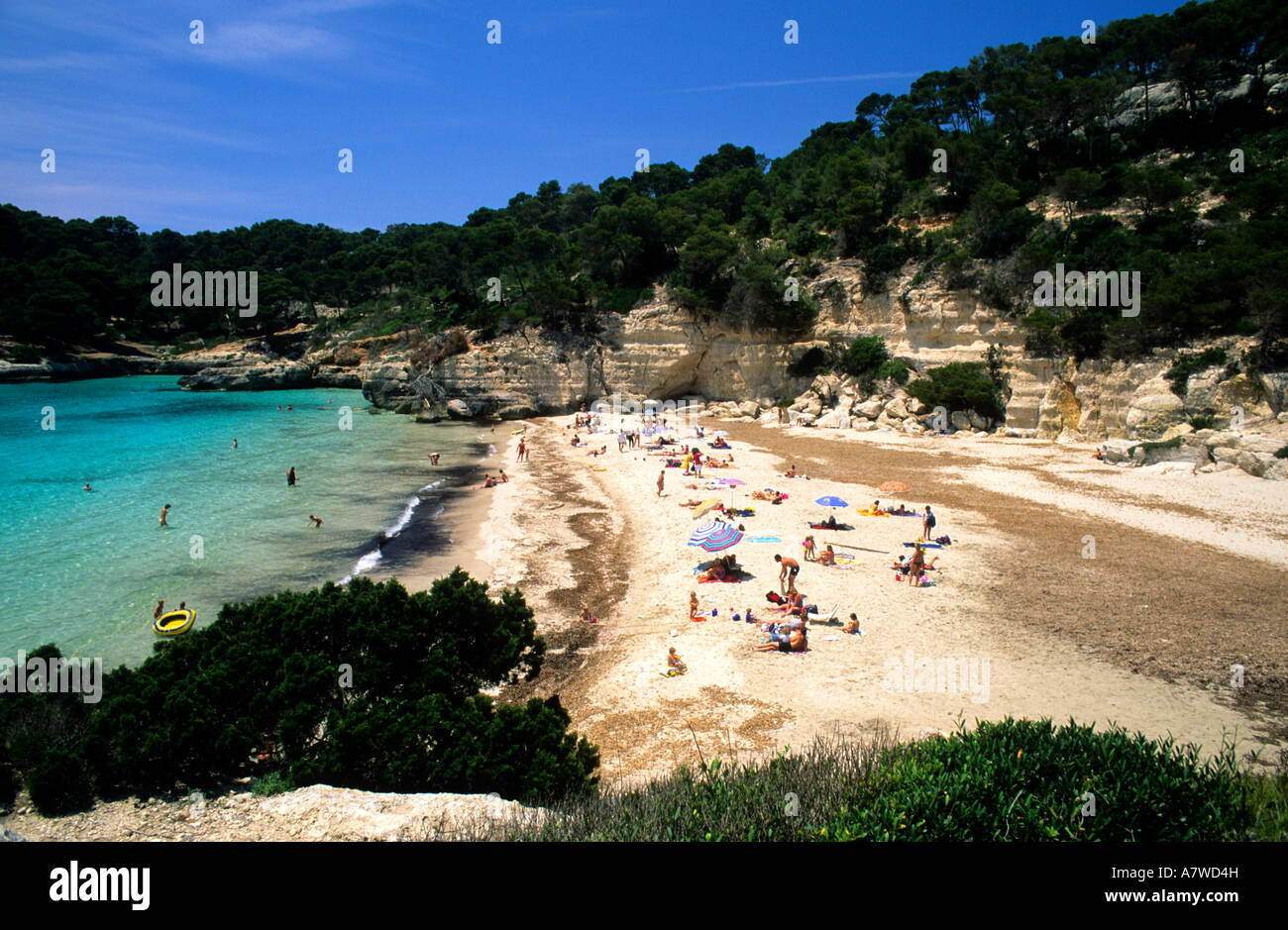 Minorca sandy beaches hi-res stock photography and images - Alamy