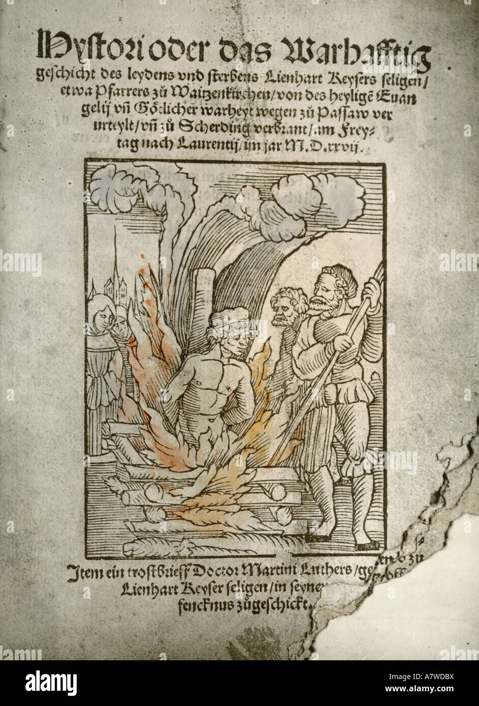 Death at the stake hi-res stock photography and images - Alamy