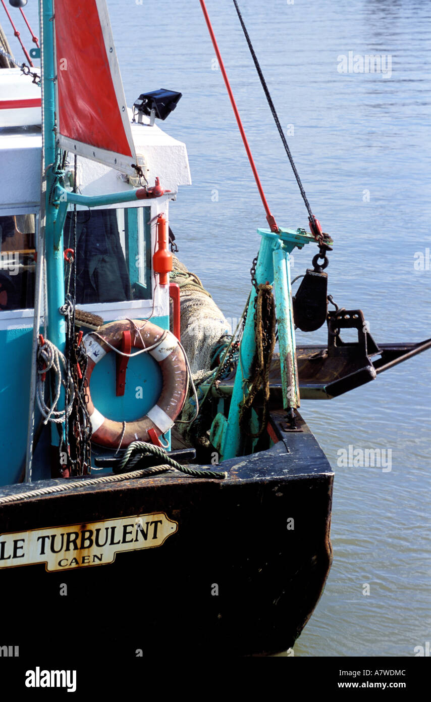 France, fishing boat in port of the Atlantic sea Stock Photo - Alamy