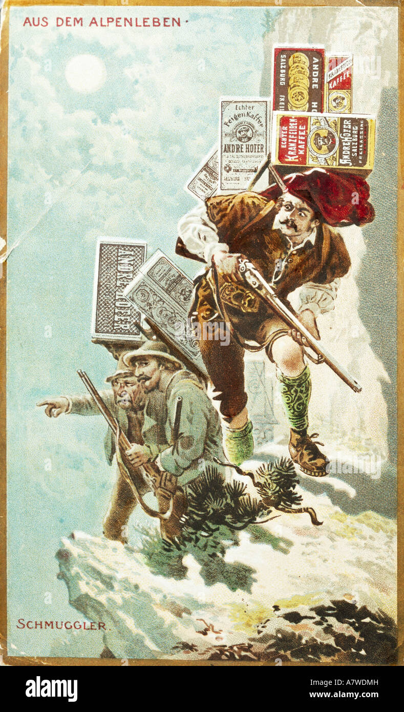 advertising, beverages, coffee, "Andre Hofer Feigenkaffee", lithograph ...