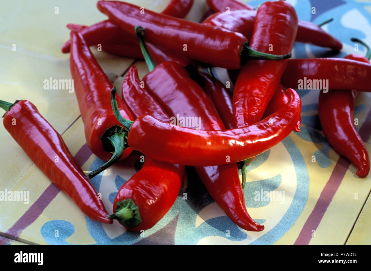 France, Red chili pepper Stock Photo - Alamy
