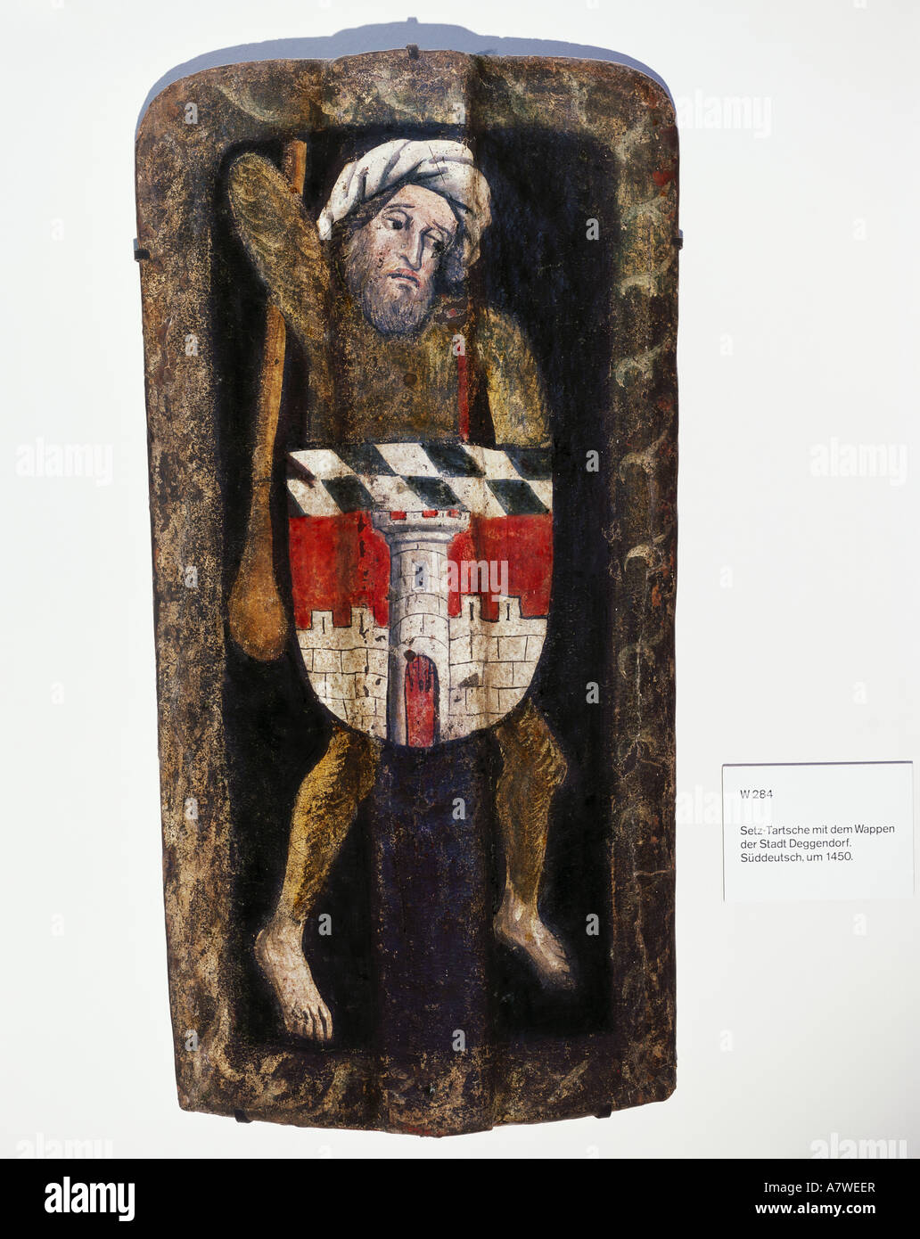 weapons/arms, defensive arms, shields, shield with coat of arms of ...