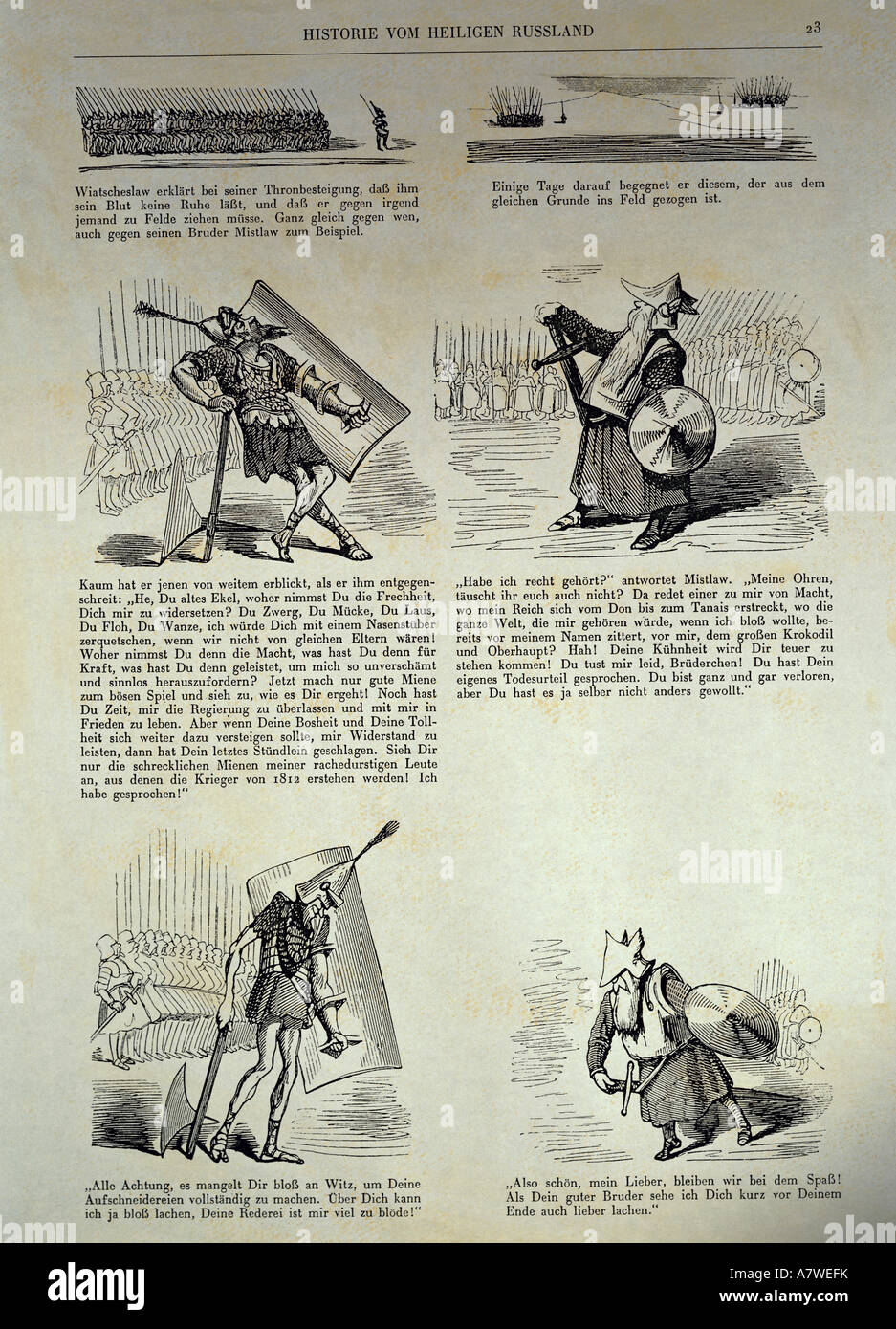 fine arts, Doré, Gustave (1832 - 1883), "History of the Holy Russia ...