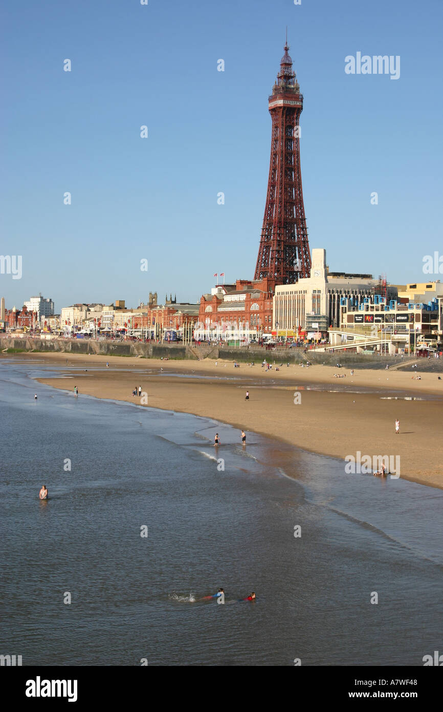 Morecambe beach tower hi-res stock photography and images - Alamy
