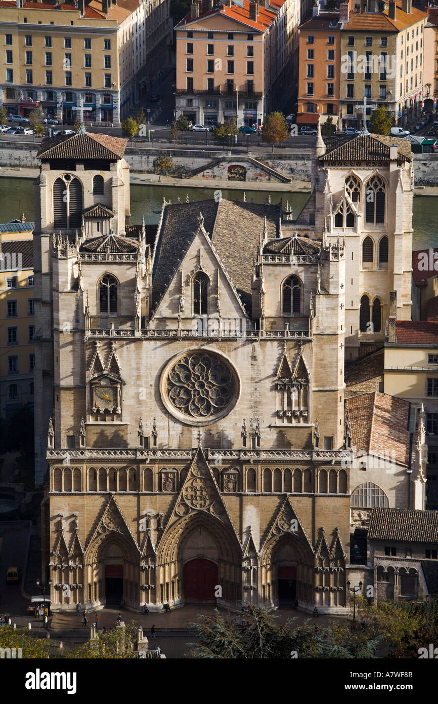St Jean Cathedral Lyon France Stock Photo - Alamy