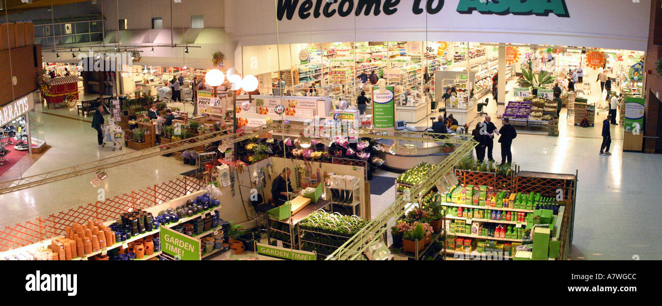 Asda supermarket inside hi-res stock photography and images - Alamy