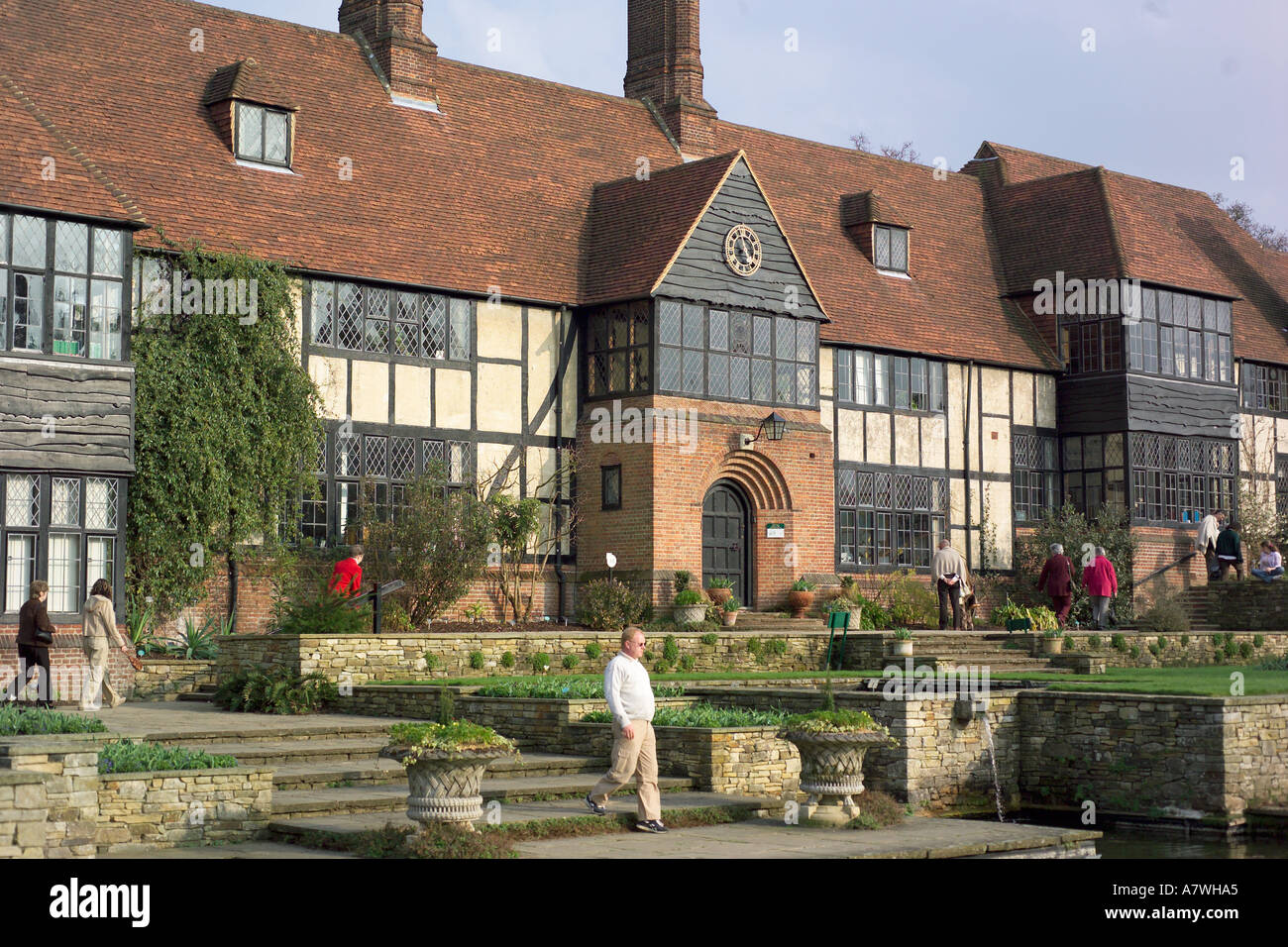 The manor house at Wisley garden RHS Surrey England UK Stock Photo - Alamy