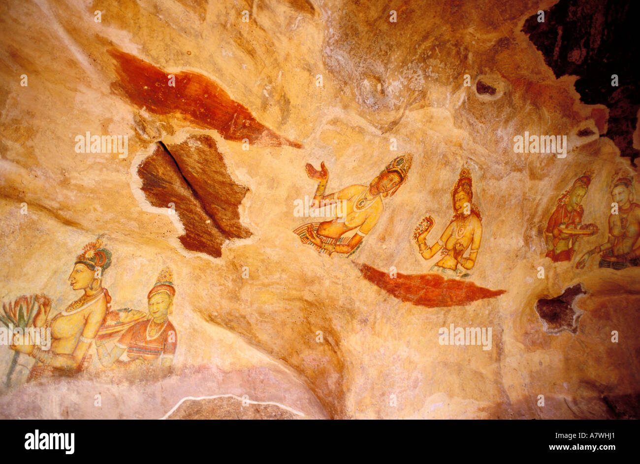 Sigiriya rock damsels hi-res stock photography and images - Alamy