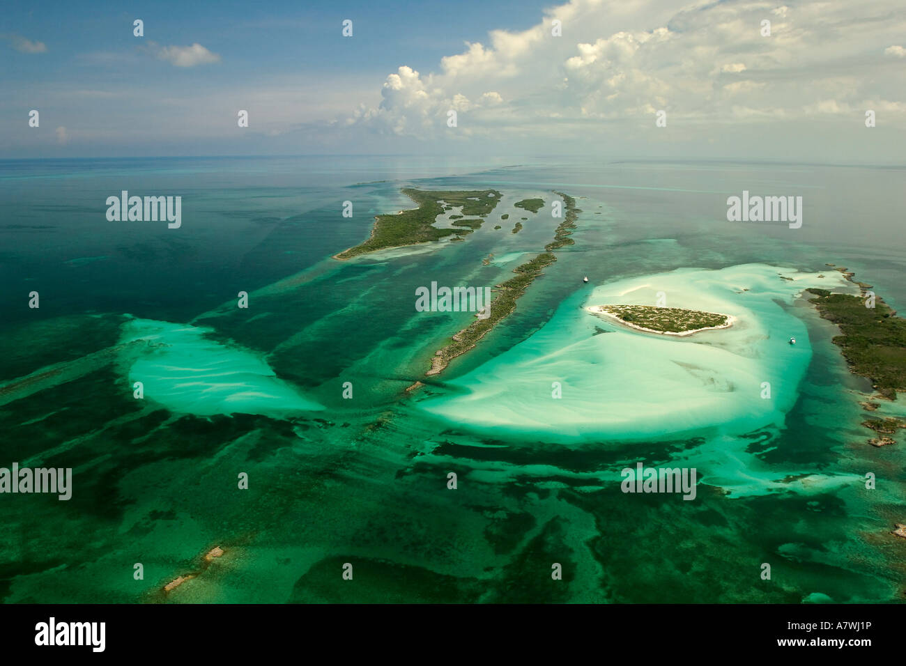 Double Breasted Cay Ragged Island Chain Bahamas Atlantic Ocean Stock ...