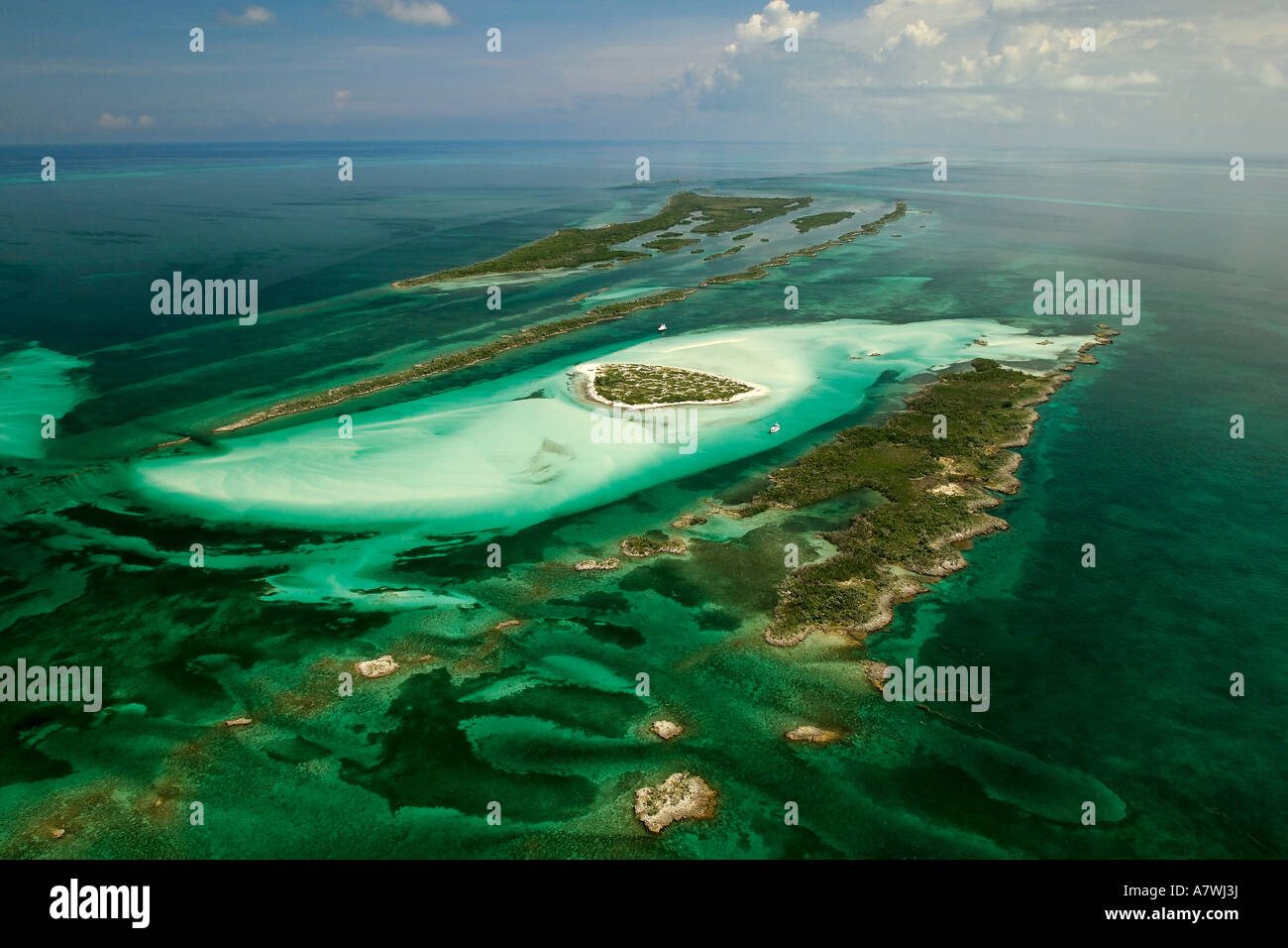 Double Breasted Cay Ragged Island Chain Bahamas Atlantic Ocean Stock ...