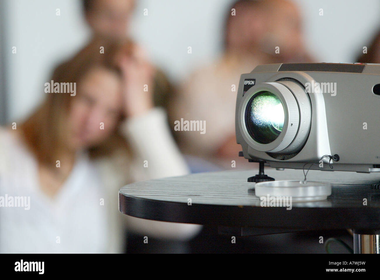 Presentation with Beamer-Projection Stock Photo - Alamy