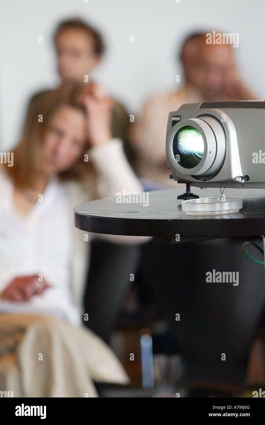 Presentation with Beamer-Projection Stock Photo - Alamy