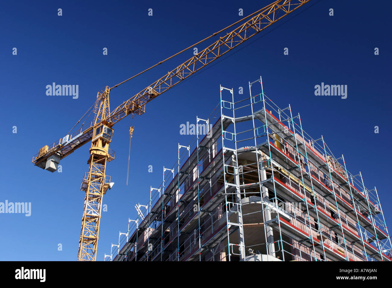 Construction site "Arnulfpark" with crane, Munich, Upper Bavaria ...