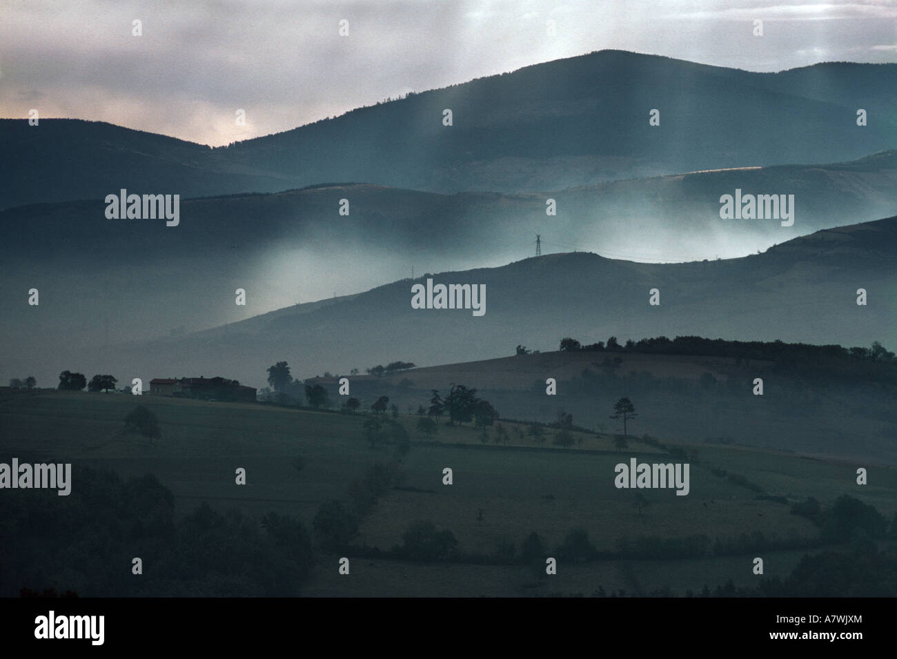 Massif du Pilat Loire Rhone Alpes France Stock Photo - Alamy