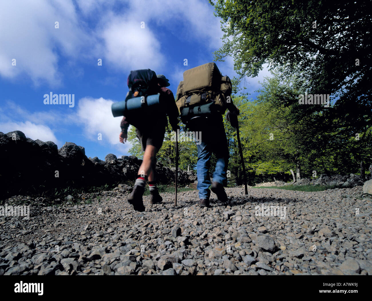 Pilgrims on the road hi-res stock photography and images - Alamy