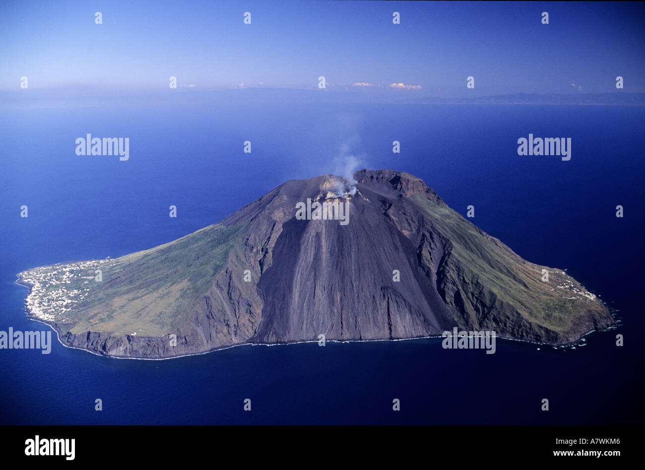 Aerial view stromboli hi-res stock photography and images - Alamy