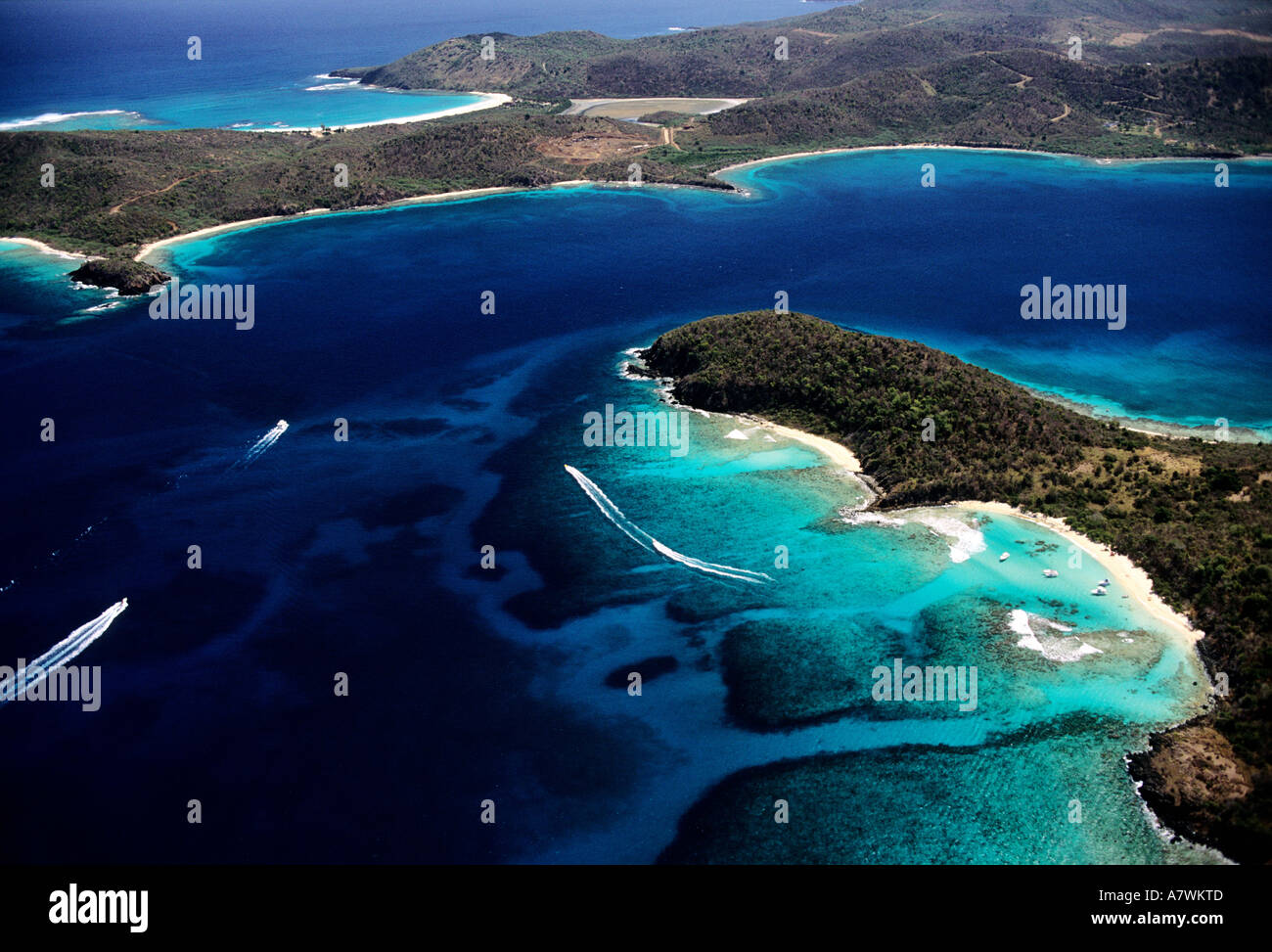 Culebra Island Aerial View Stock Photos & Culebra Island Aerial View ...