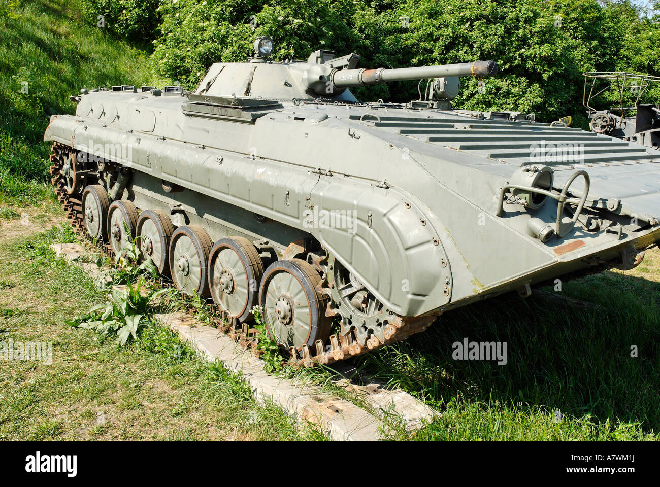 Old russian tank, Hungaria Stock Photo - Alamy