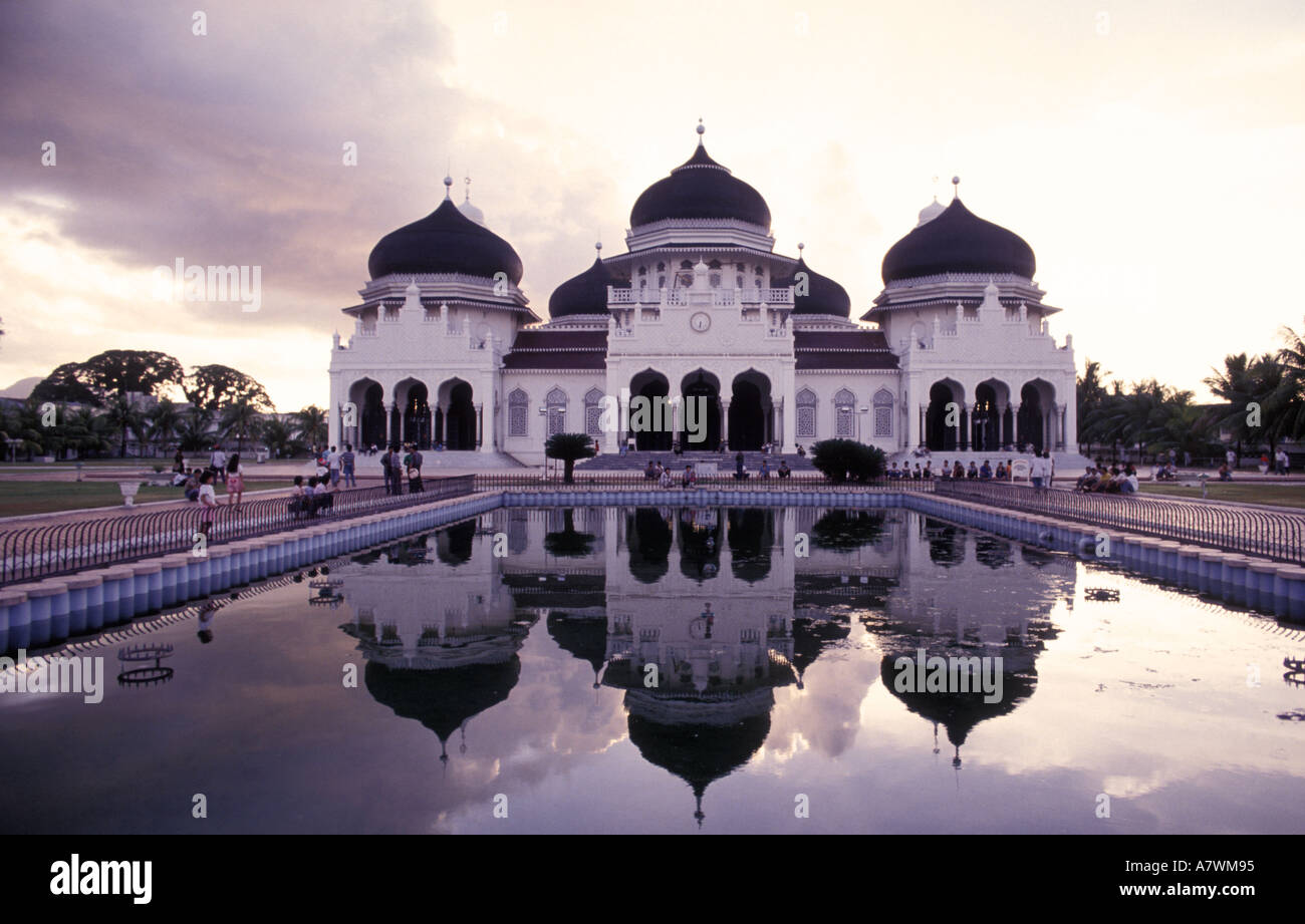 Indonesia Sumatra Aceh Banda Aceh The Grand Mosque or Mesjid ...