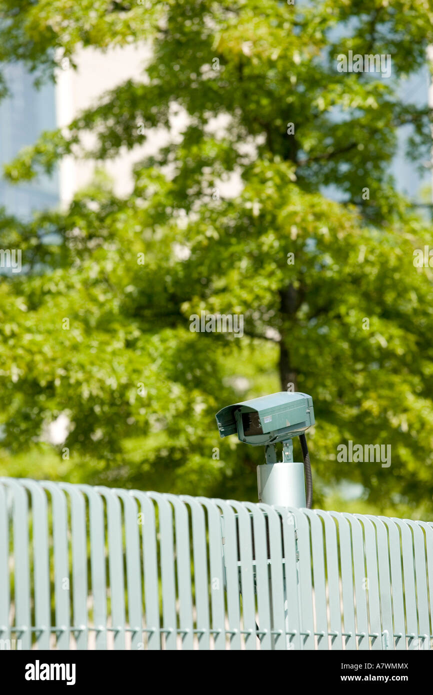 Video surveillance camera at the Chancellery, Berlin, Germany Stock ...