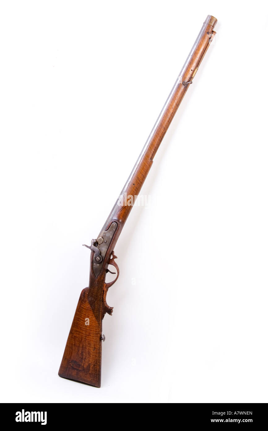 Percussions cap muzzle loader of the 19. th century 18mm Stock Photo ...