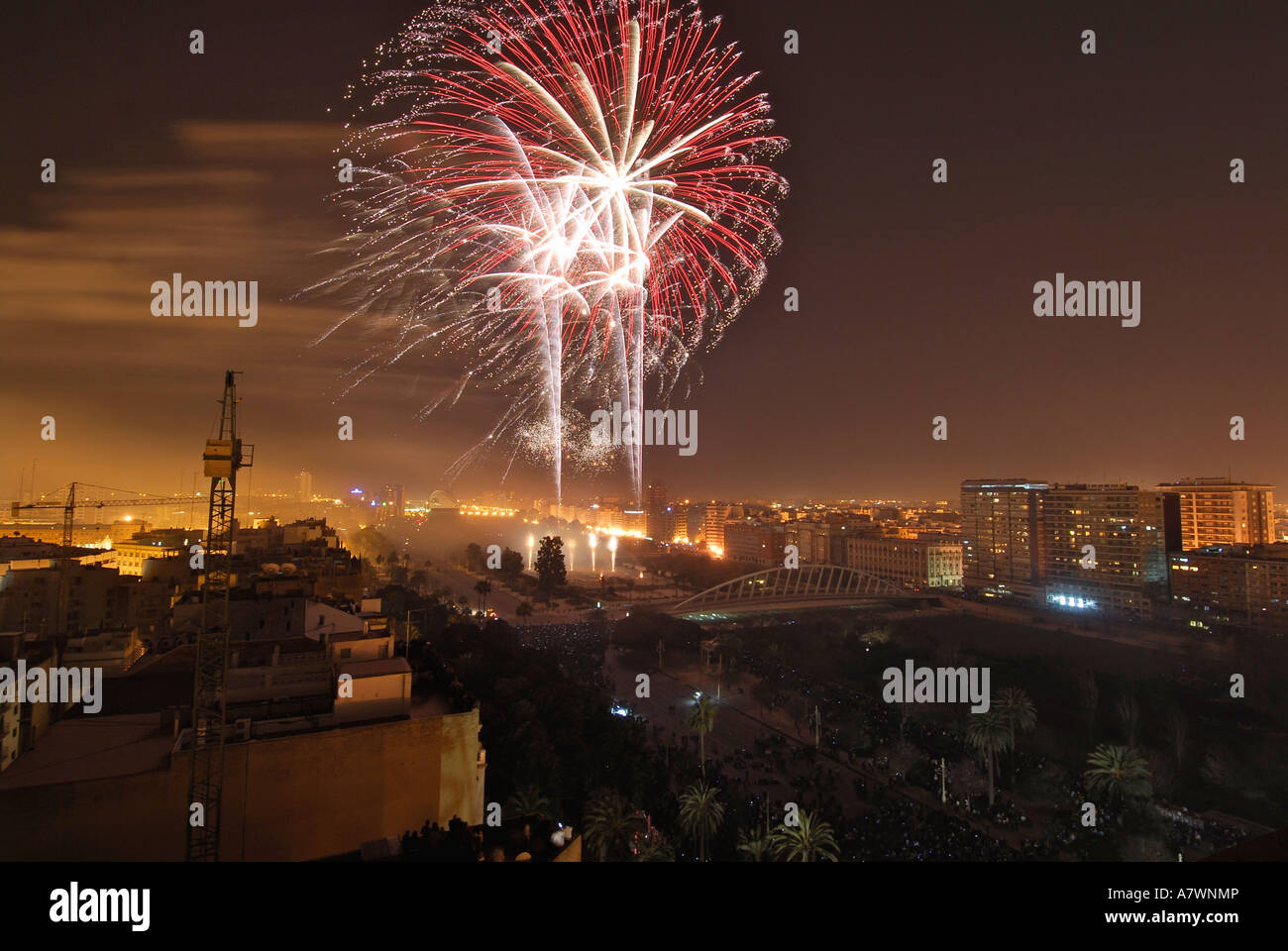 Fireworks at midnight. Valencia. Fallas Las Fallas Valencia Las Fallas ...