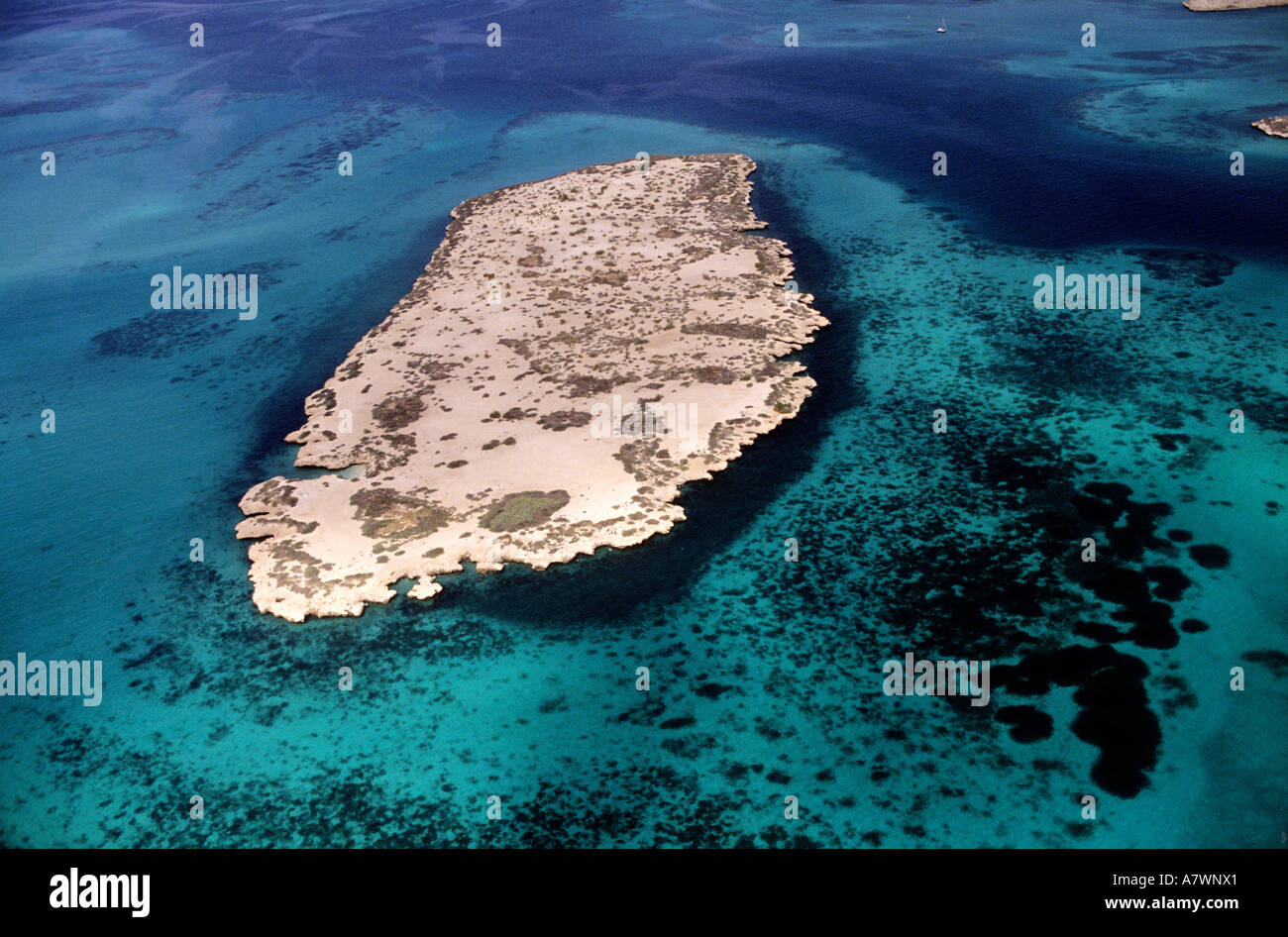 Djibouti Republic, Moucha island (aerial view Stock Photo - Alamy