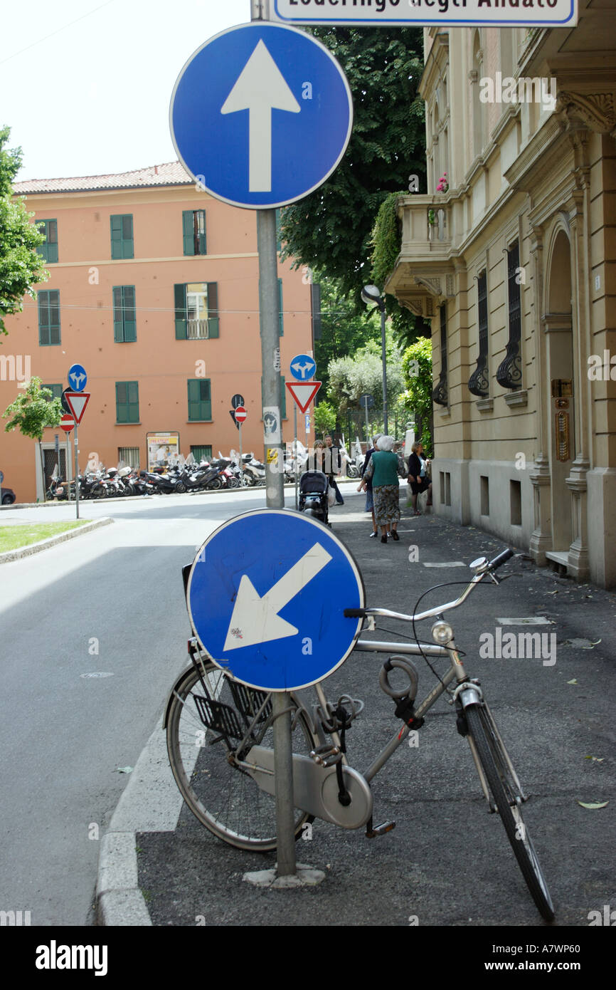 Bologna arrow hi-res stock photography and images - Alamy