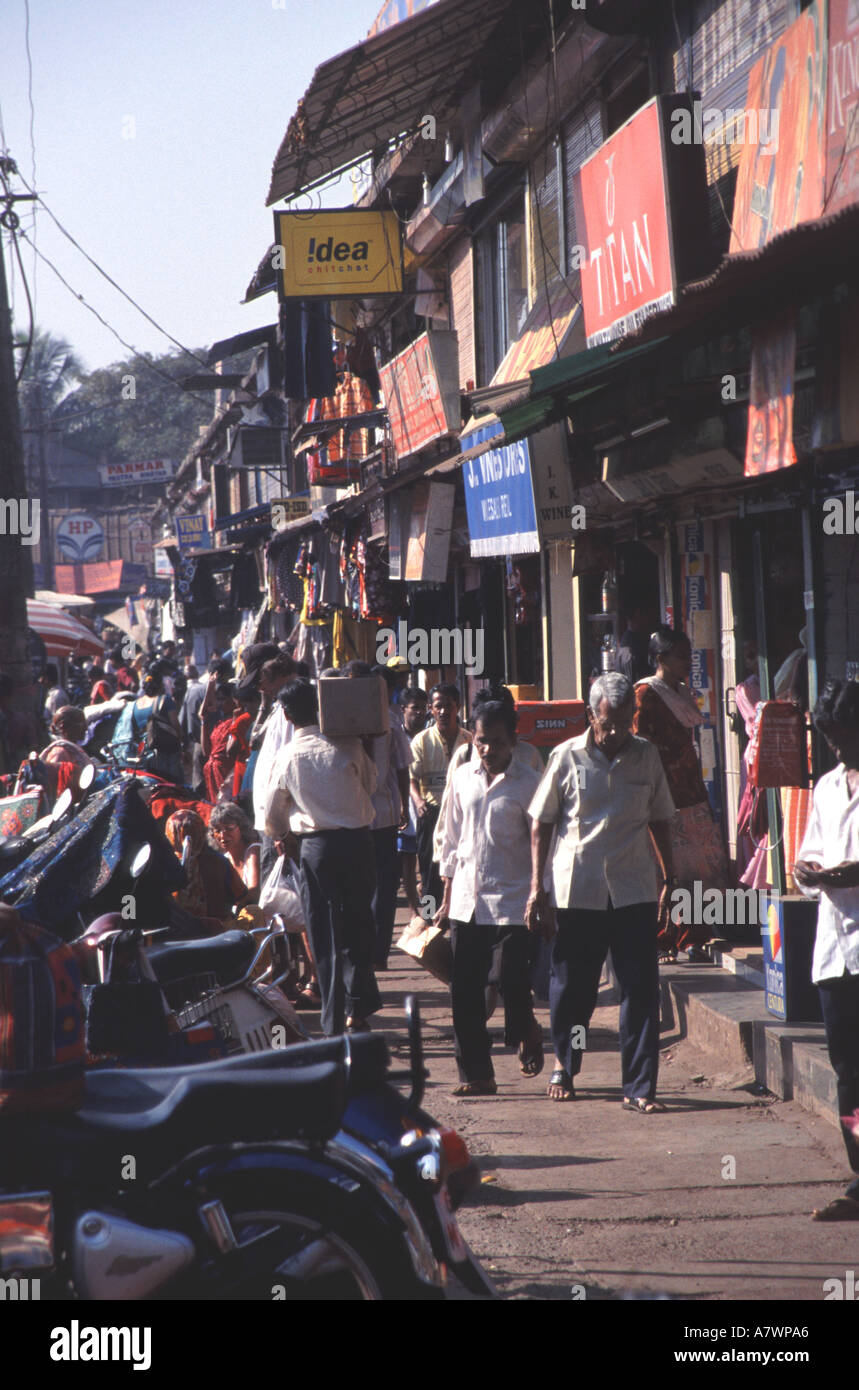 GOA Shops at Mapusa market Stock Photo - Alamy