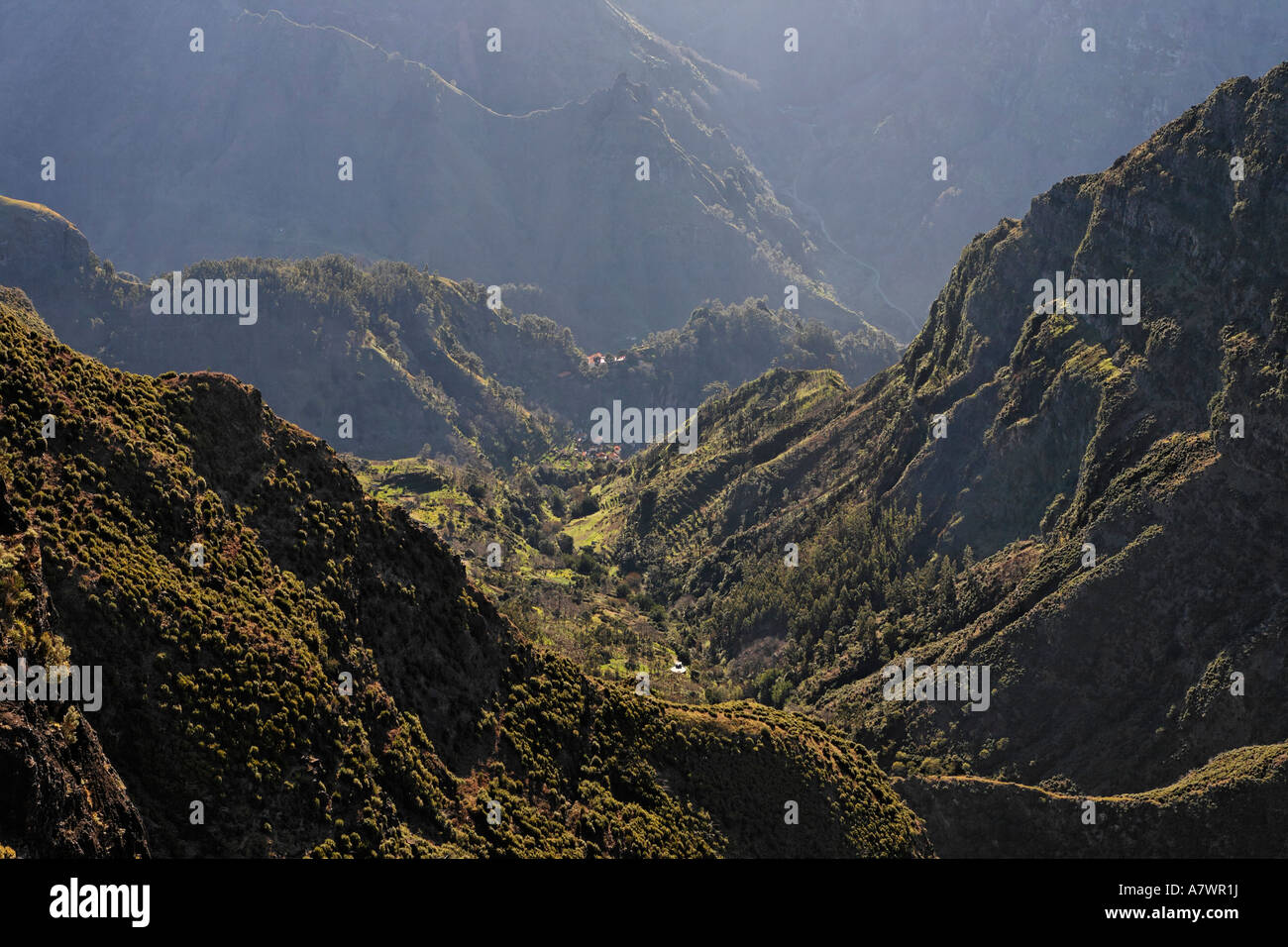 Mountains around the Encumeada pass, Madeira, Portugal Stock Photo - Alamy
