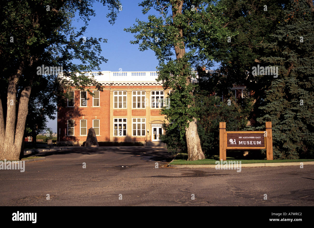 Sir Alexander Galt Museum Lethbridge Alberta Canada Stock Photo - Alamy