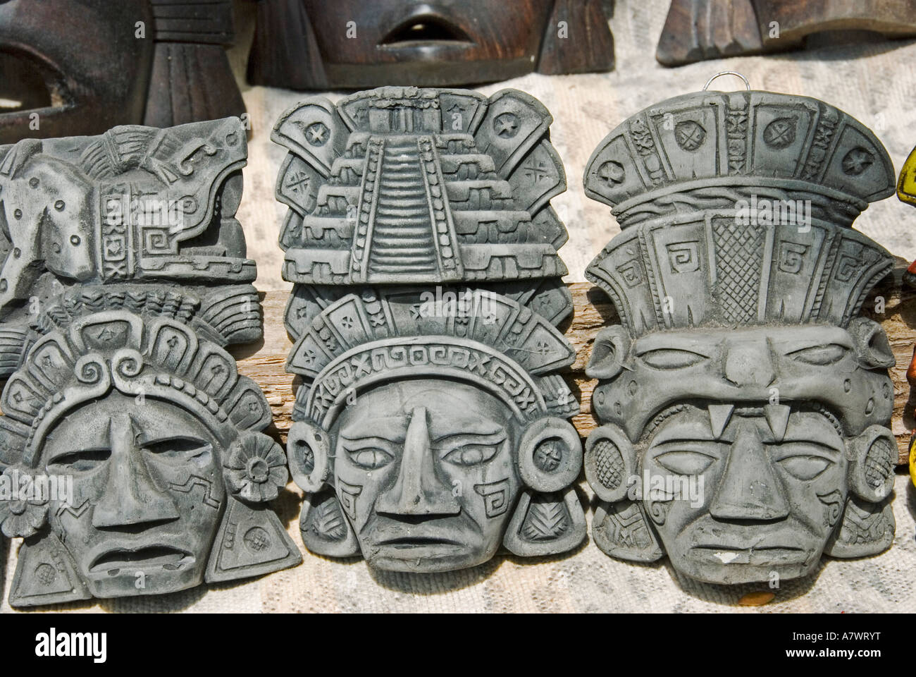 Arts and crafts of the Mayas Chichen Itza Mexico Stock Photo - Alamy