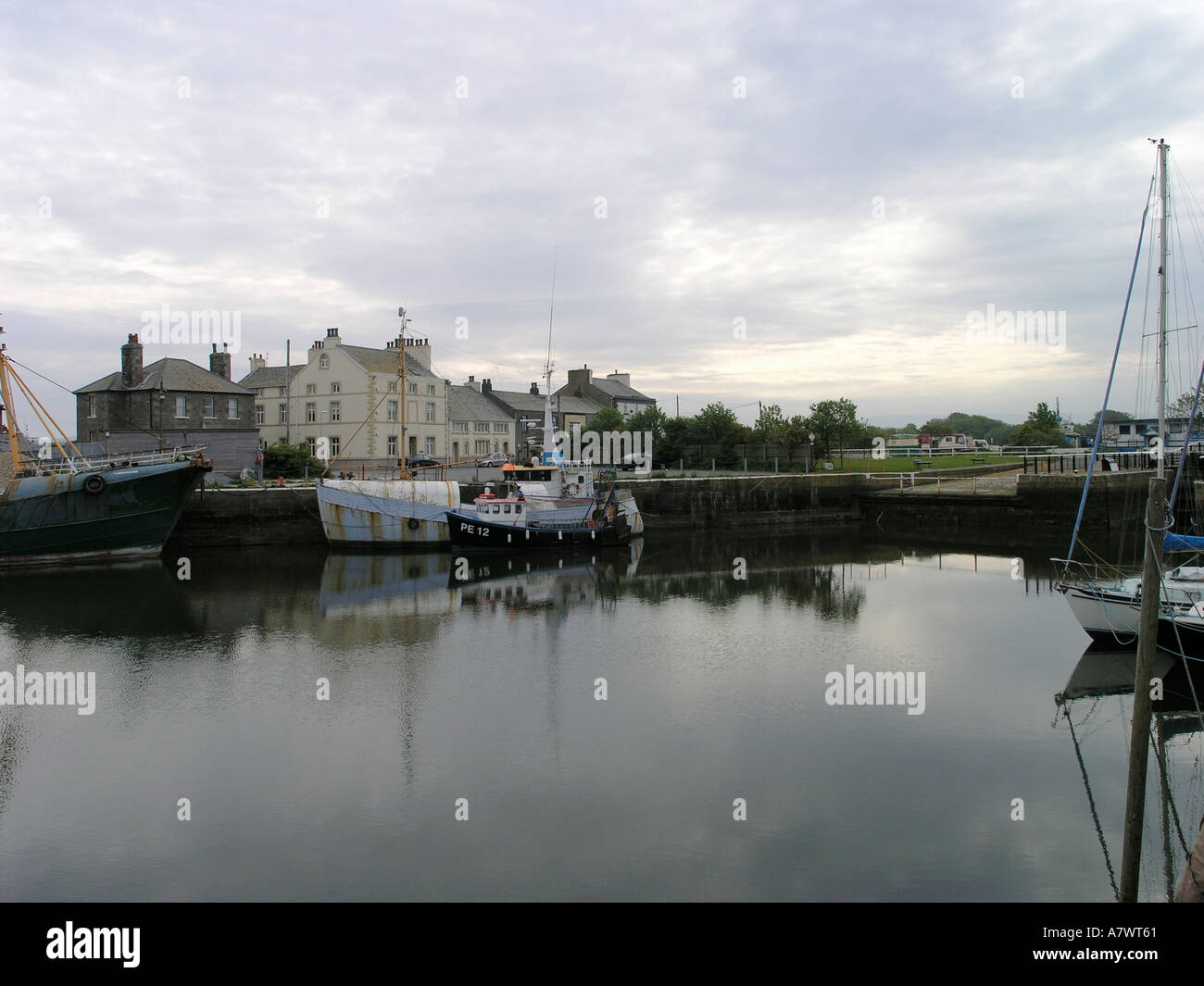 Glasson Dock Lancashire Stock Photo - Alamy