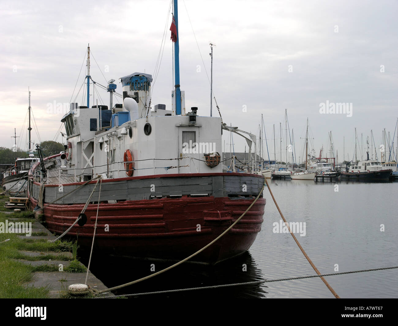 Glasson Dock basin Lancashire Stock Photo - Alamy