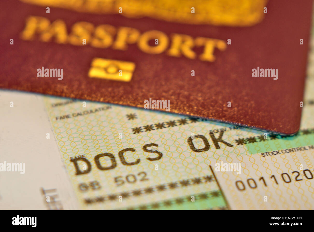 Passport inspection hi-res stock photography and images - Alamy