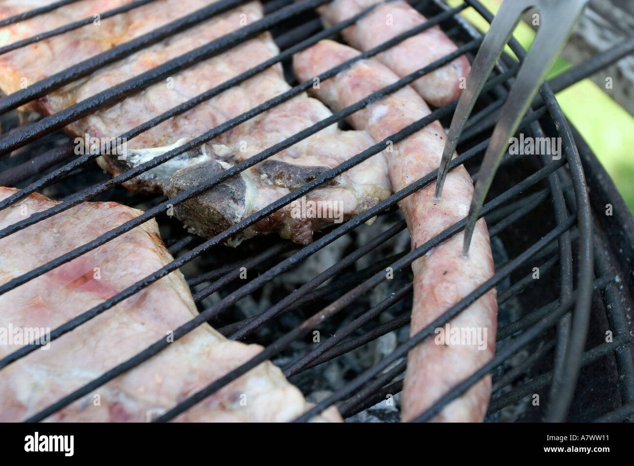 Open air barbecue juicy meat hi-res stock photography and images - Alamy