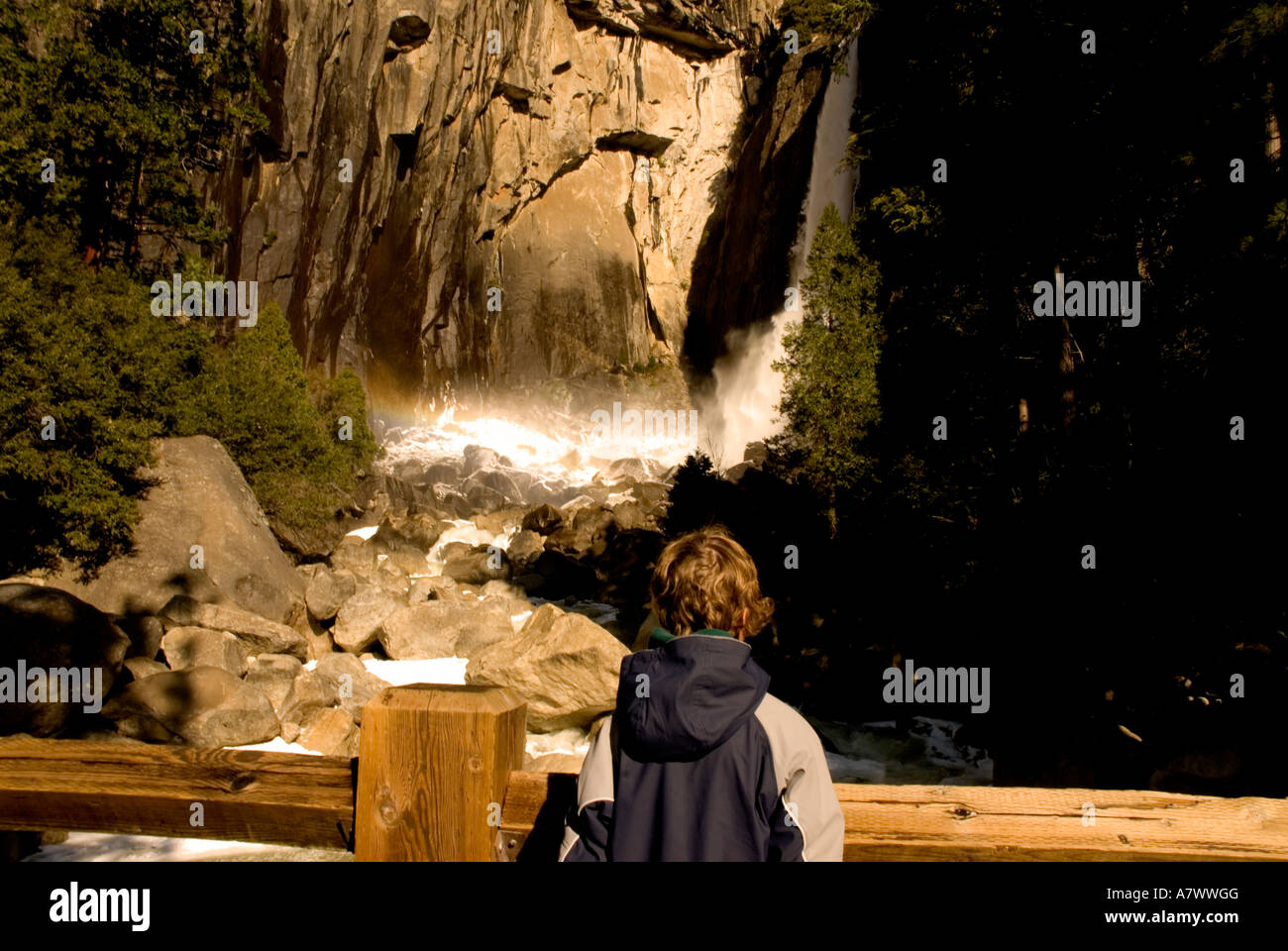 Woman base of falls hi-res stock photography and images - Alamy